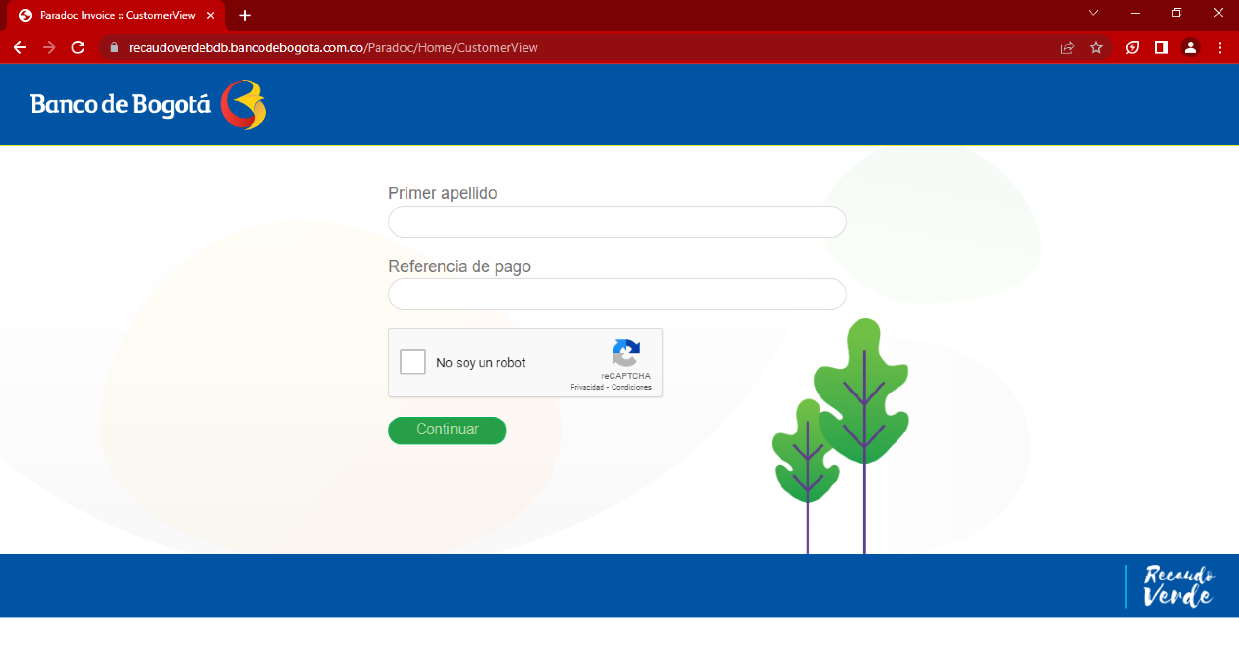 Recaudo verde - Unicoc