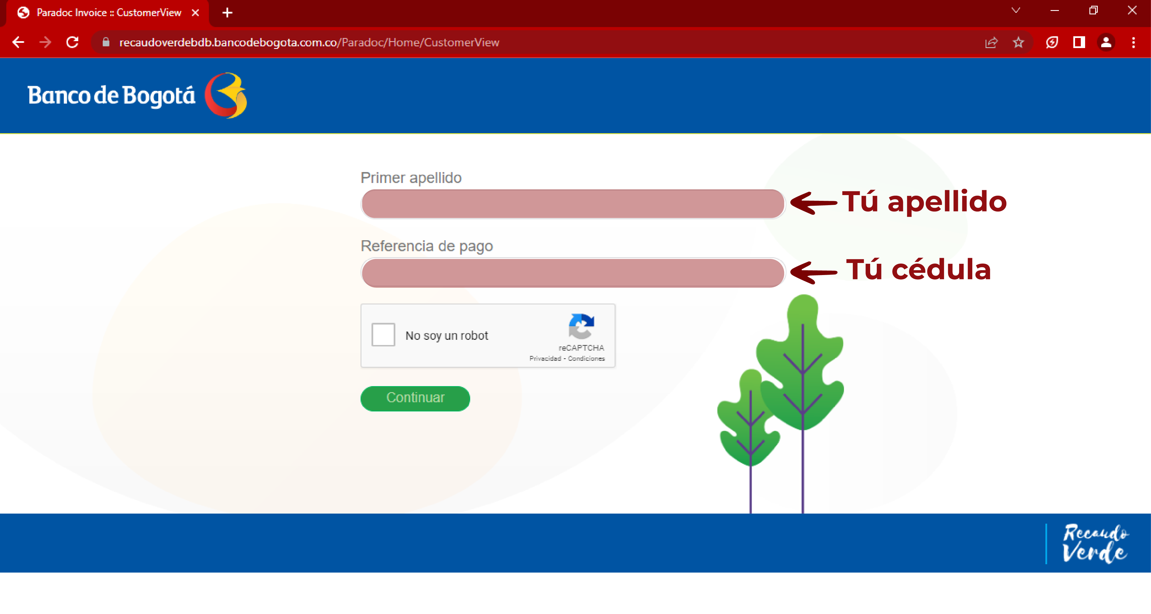 Recaudo verde - Unicoc